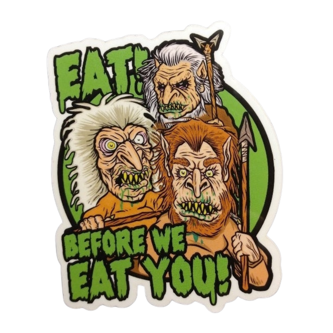 Eat! Vinyl Sticker | Atomic Horror