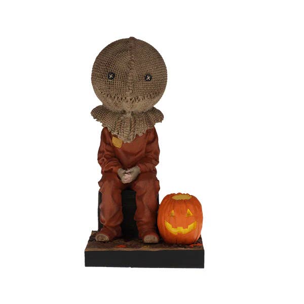 Trick ‘r Treat Sam Sitting Bobblehead Figure | Atomic Horror
