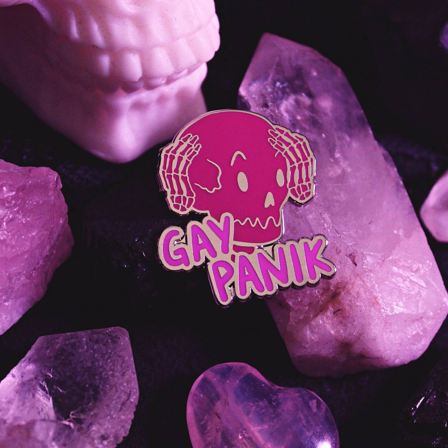 Gay Panik Meme Pin | Atomic Horror