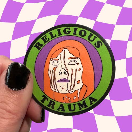 Carrie White “Religious Trauma” Vinyl Sticker | Atomic Horror