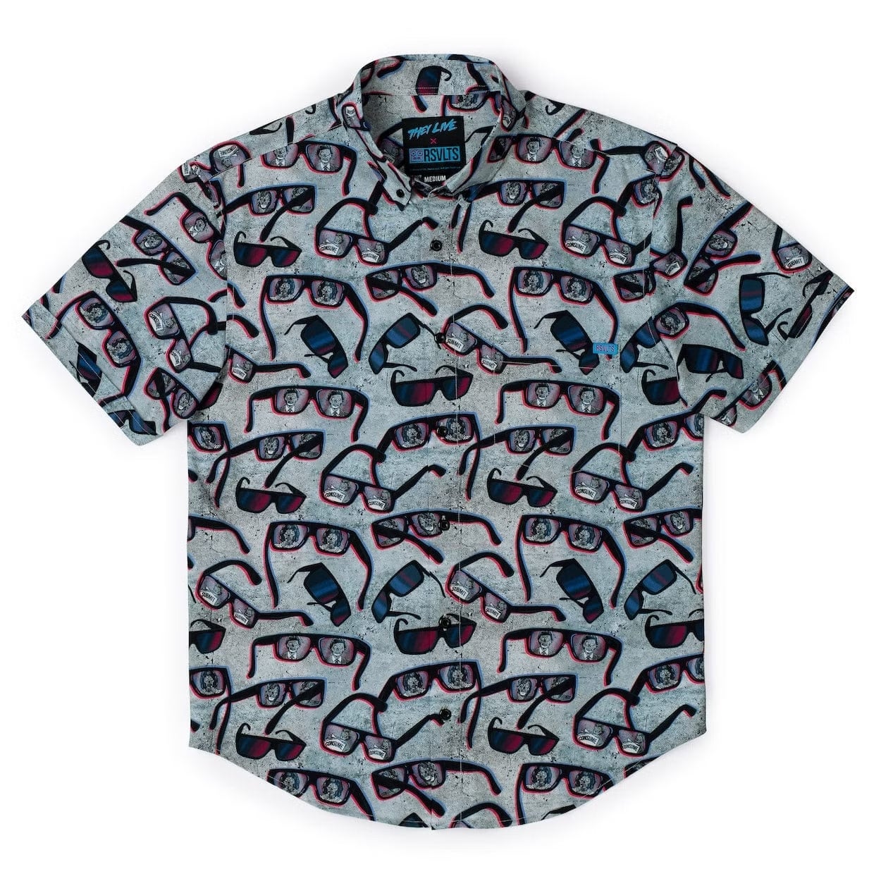 They Live "Shades of Truth" RSVLTS Button Up | Atomic Horror