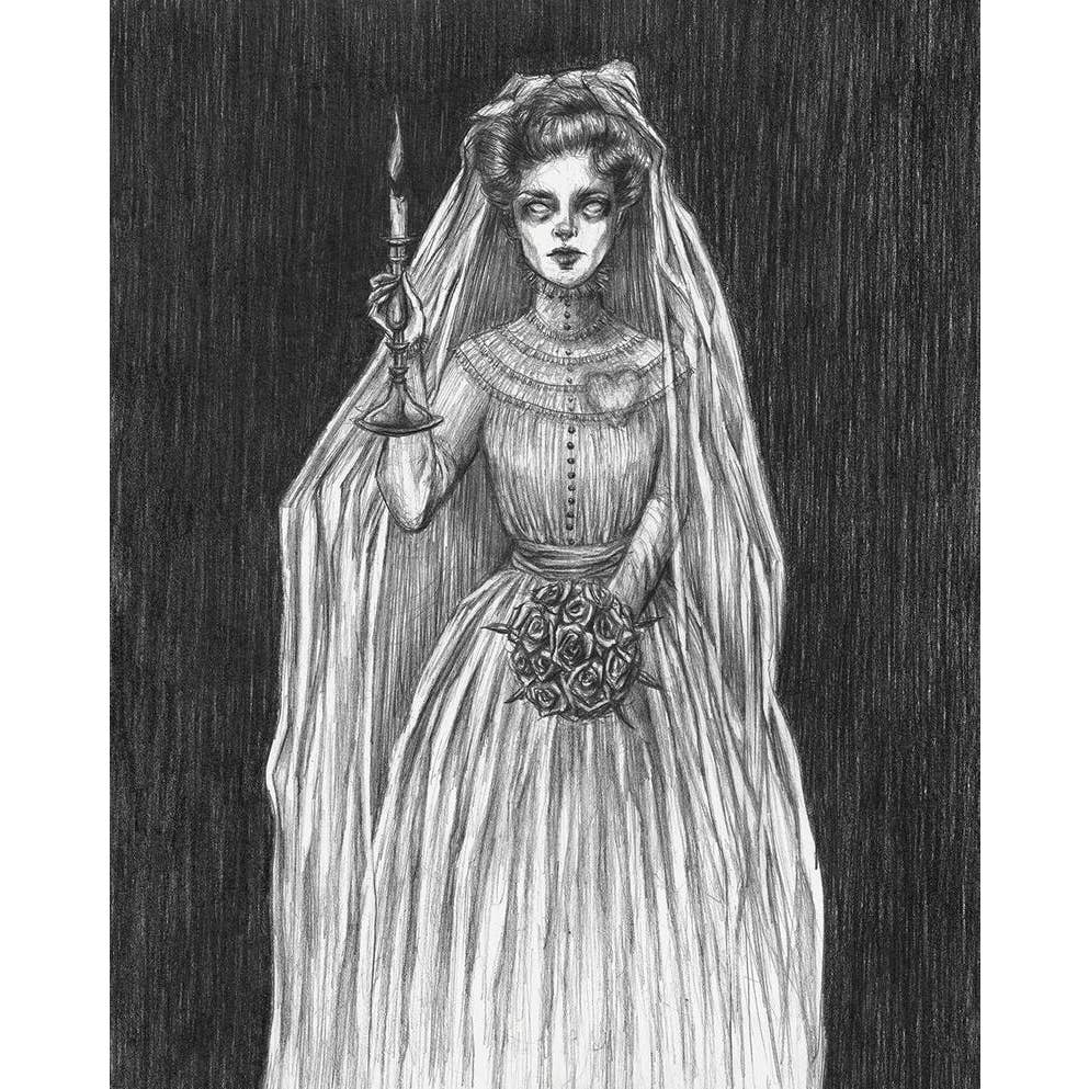 Til Death Fine Art Print - The Bride - Haunted Mansion - 8x10 | Atomic ...
