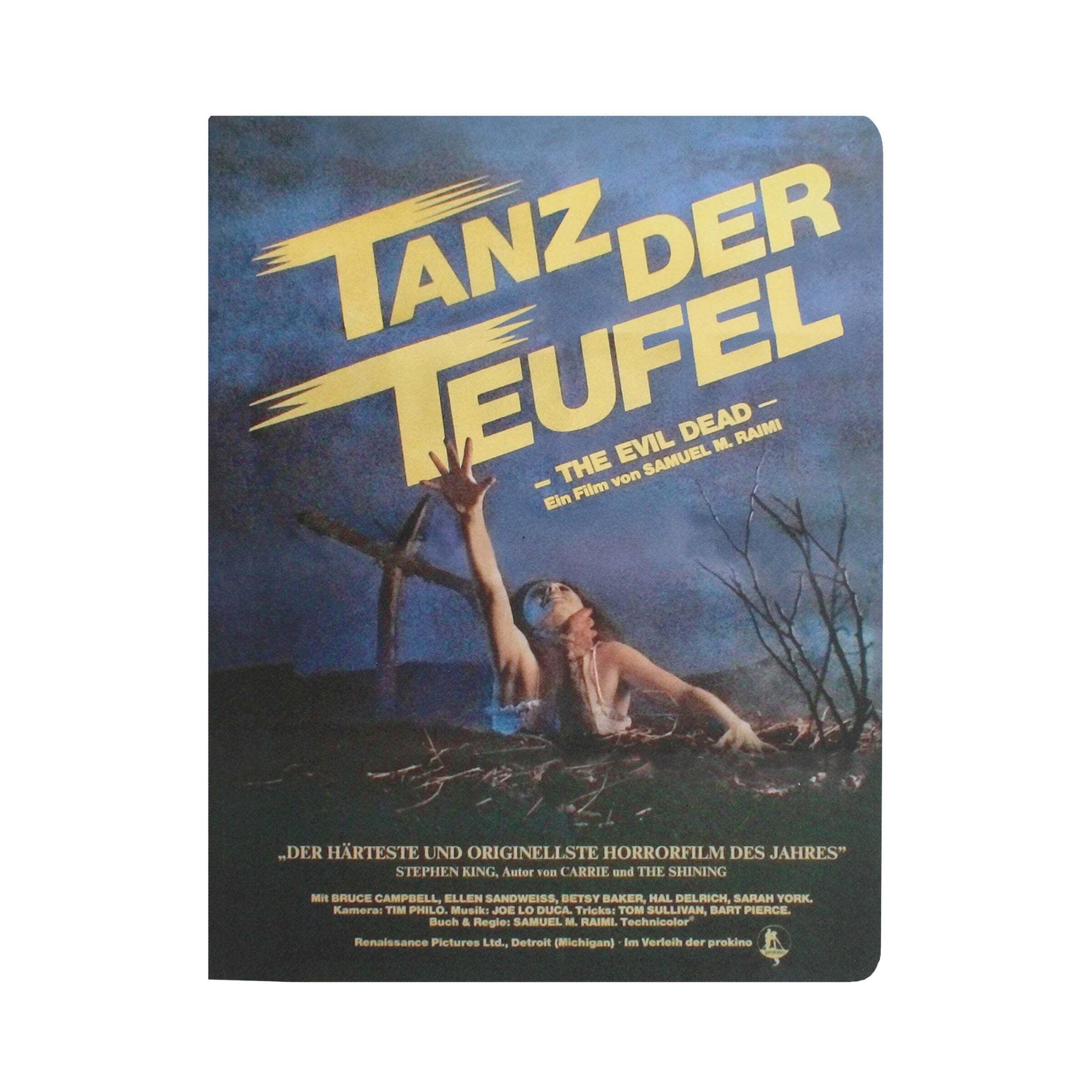 Evil Dead German Poster Notebook | Atomic Horror