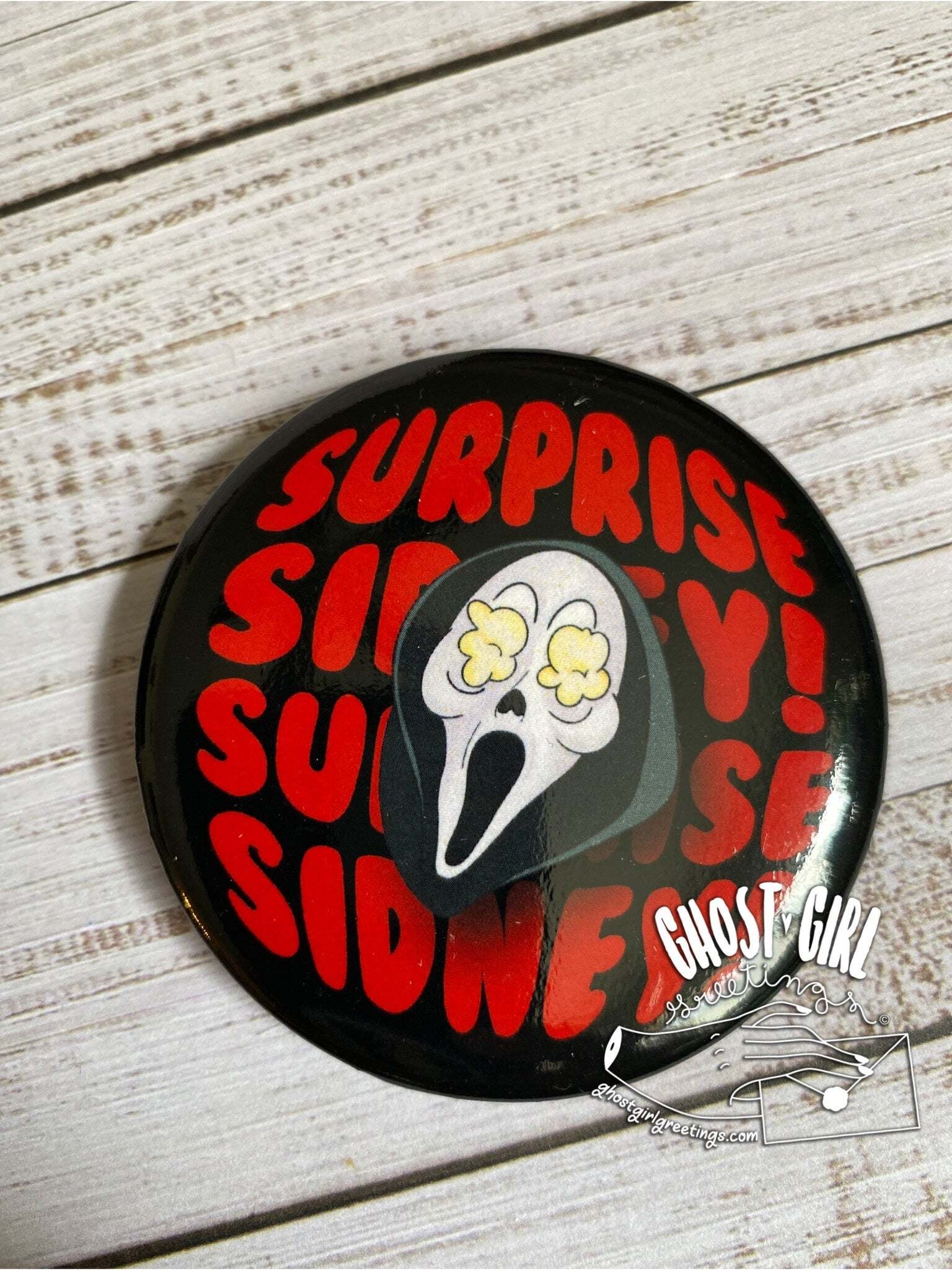 Button: Surprise - Scream | Atomic Horror