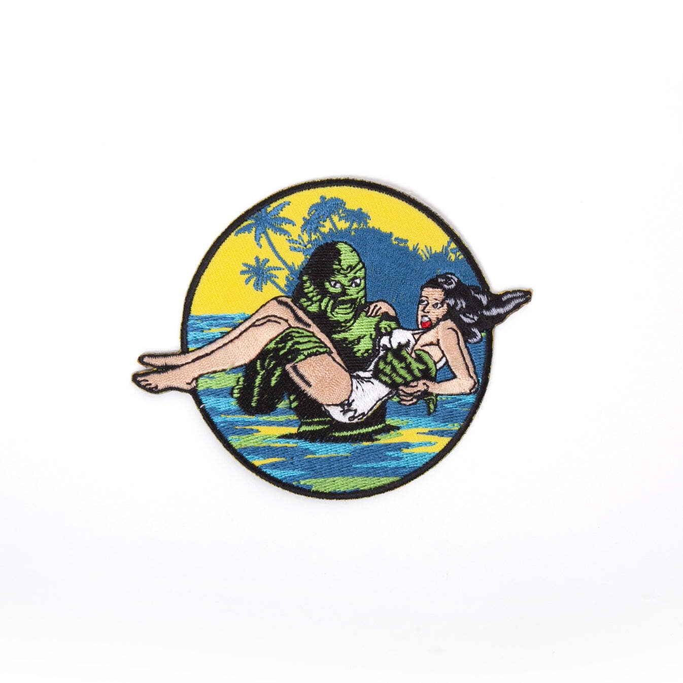 Creature From the Black Lagoon with Damsel Embroidered Patch | Atomic Horror