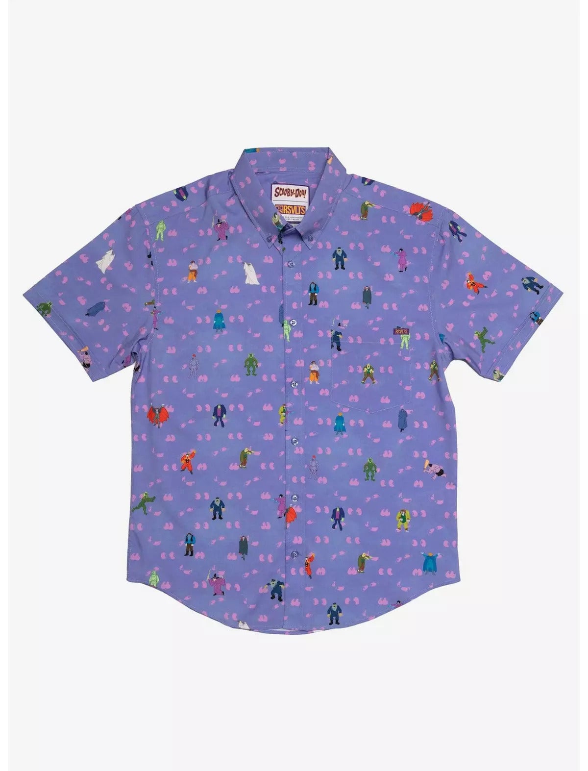 Scooby Doo "Scoob Run!" RSVLTS Button Up | Atomic Horror