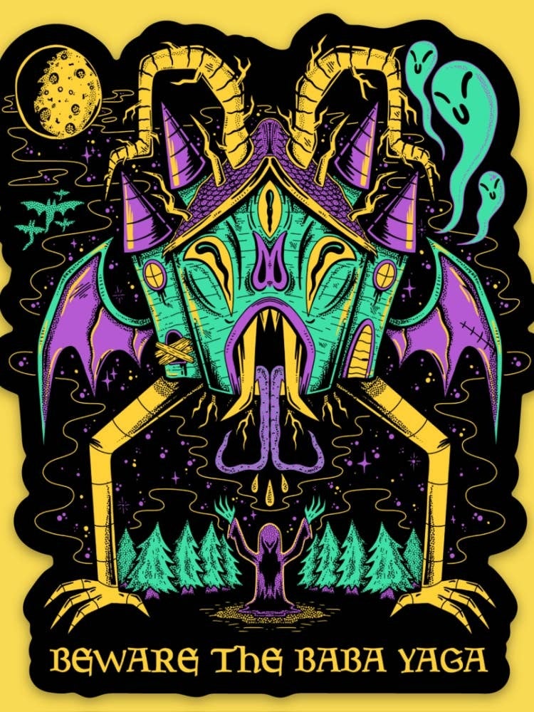 Baba Yaga - Vinyl Sticker | Atomic Horror