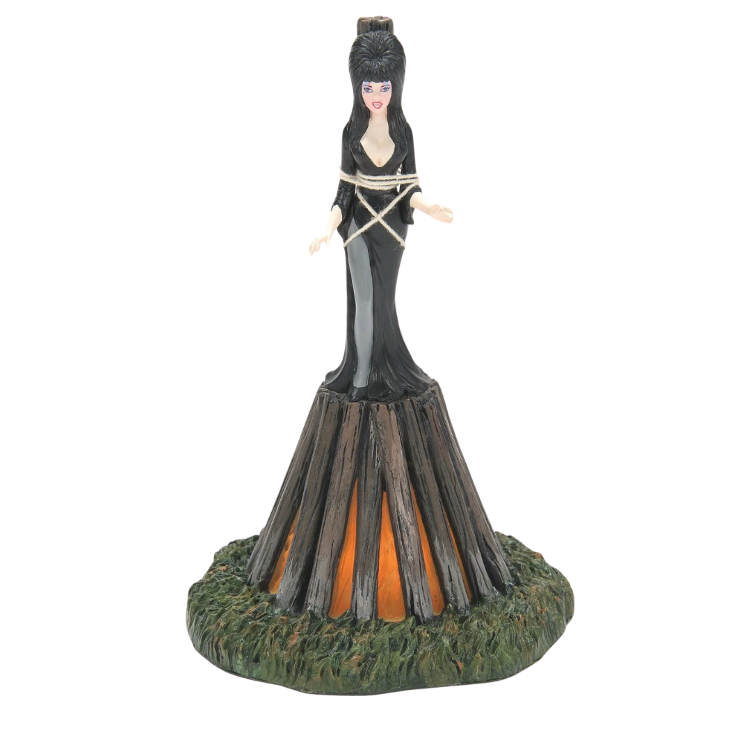 Elvira At The Stake - Village Figure | Atomic Horror