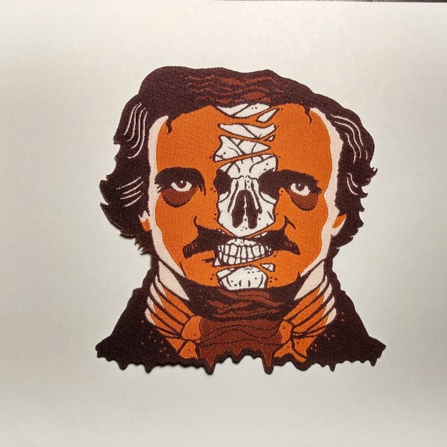 Poe Skull Patch | Atomic Horror