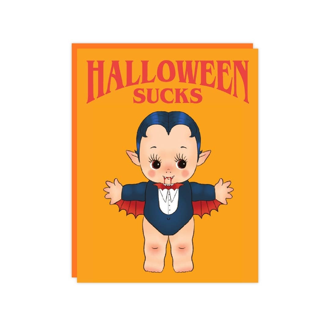 Vampire Kewpie - Greeting Card | Atomic Horror