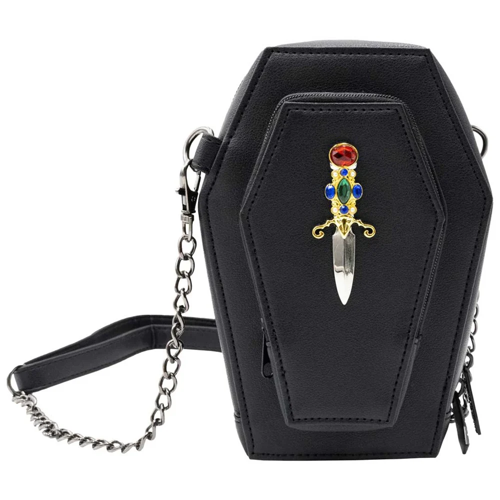 Elvira Dagger Coffin Mini Crossbody Purse | Atomic Horror