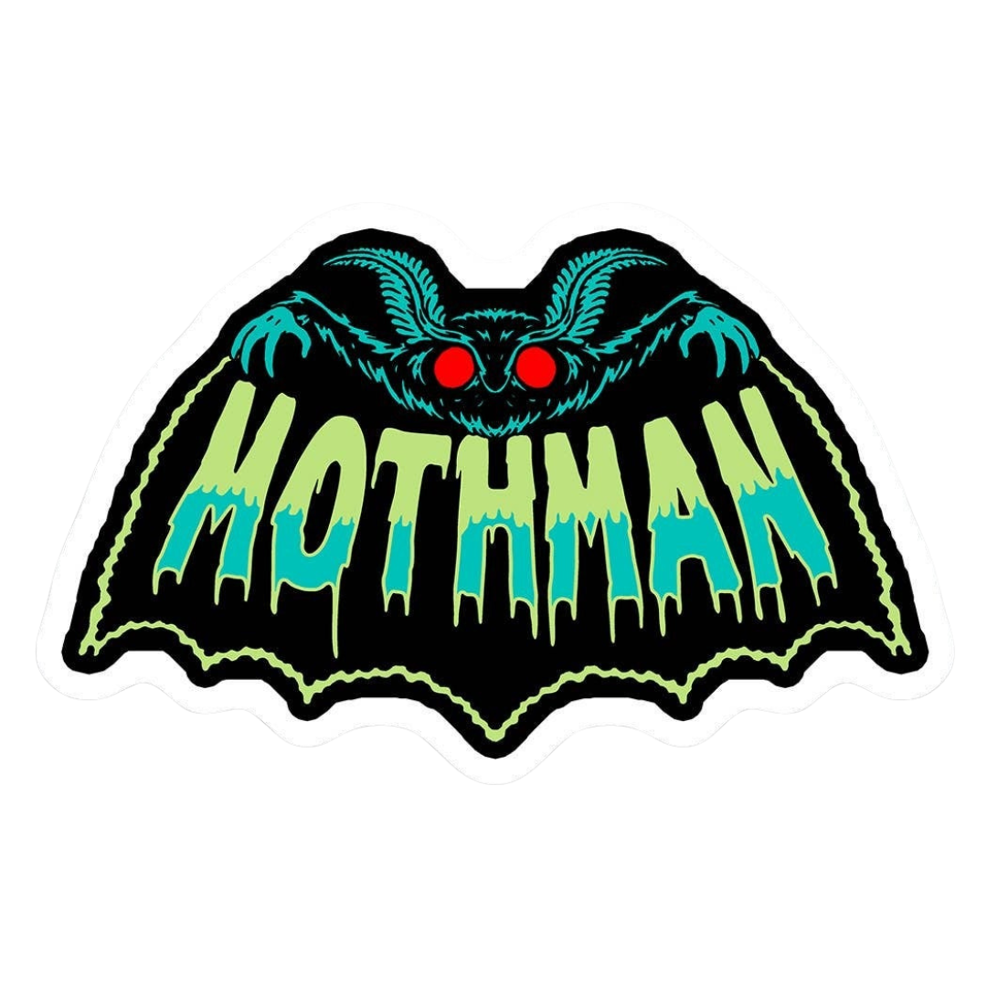 Mothman Wings Sticker | Atomic Horror