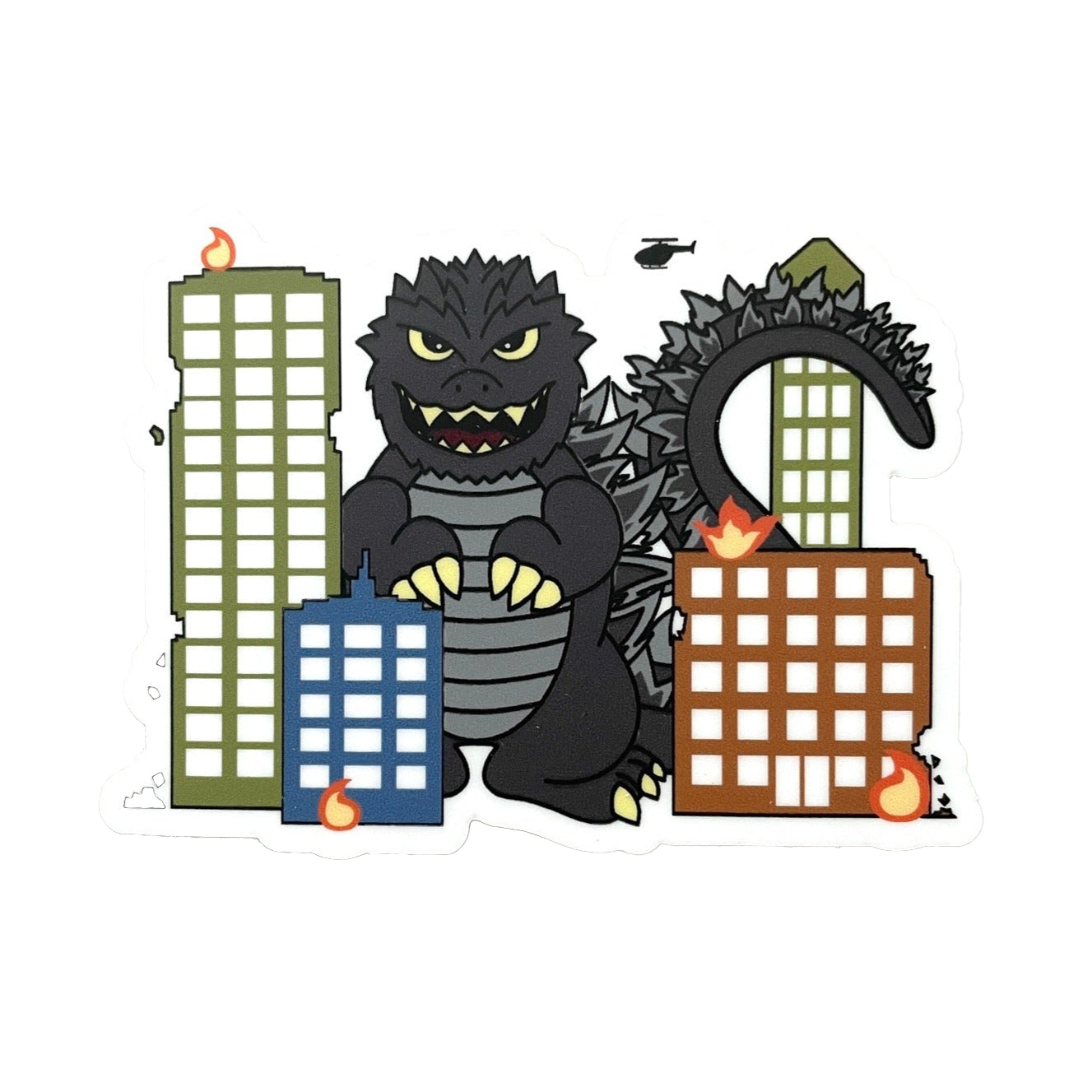 Monster Mayhem Sticker 3" | Atomic Horror