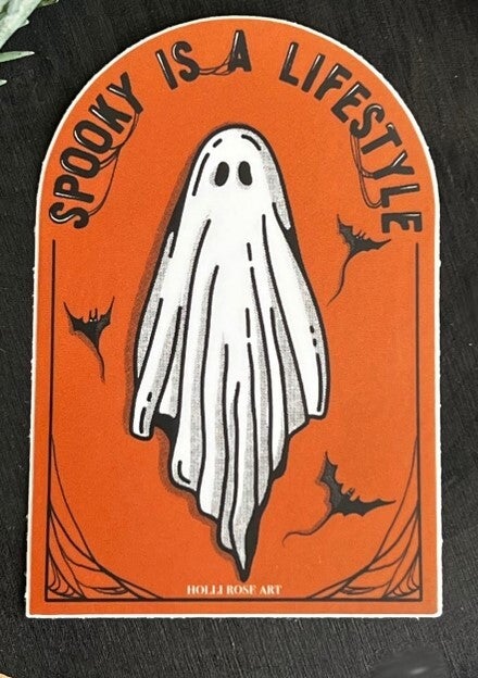 Spooky Is A Lifestyle Sticker | Atomic Horror
